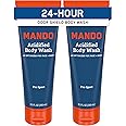 Amazon.com : Mando Odor Shield Body Wash - 24 Hour Control - Removes ...