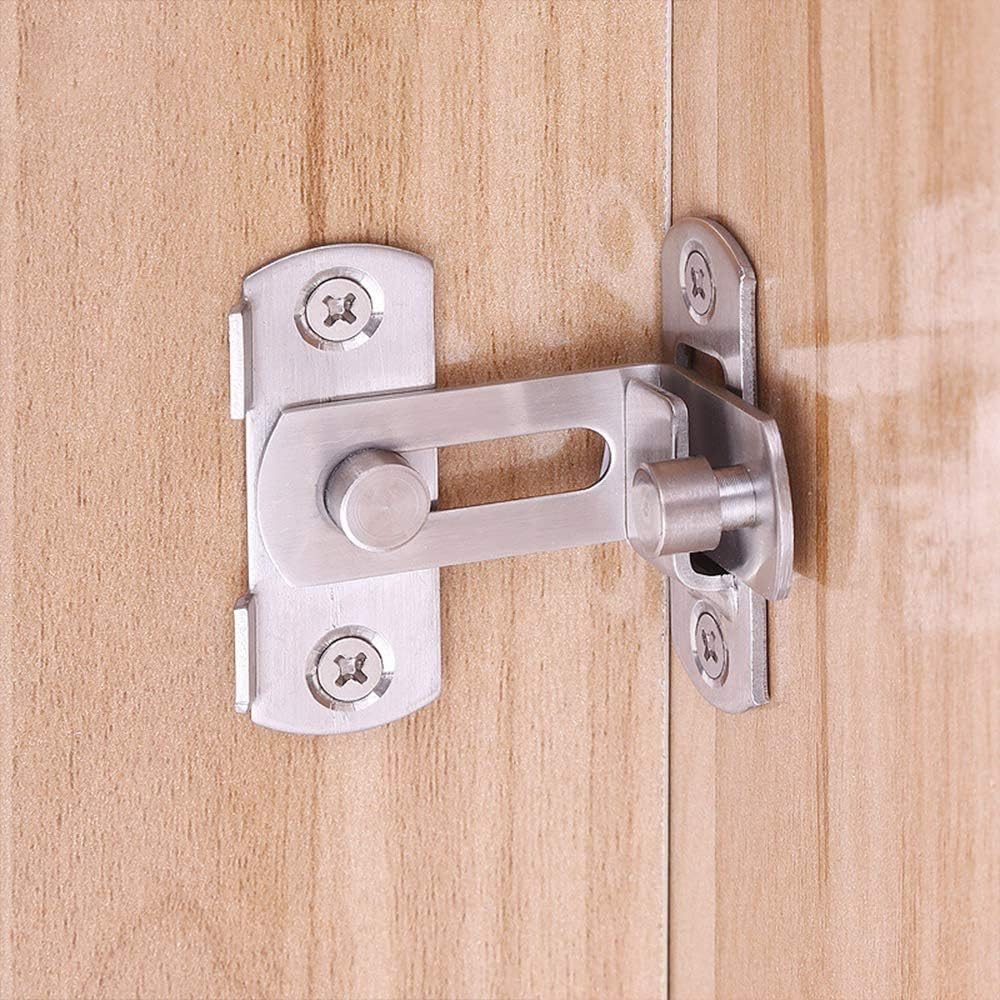gotyou 4 Pcs 90 Degree Right Angle Door Lock Buckle Security Door Lock ...