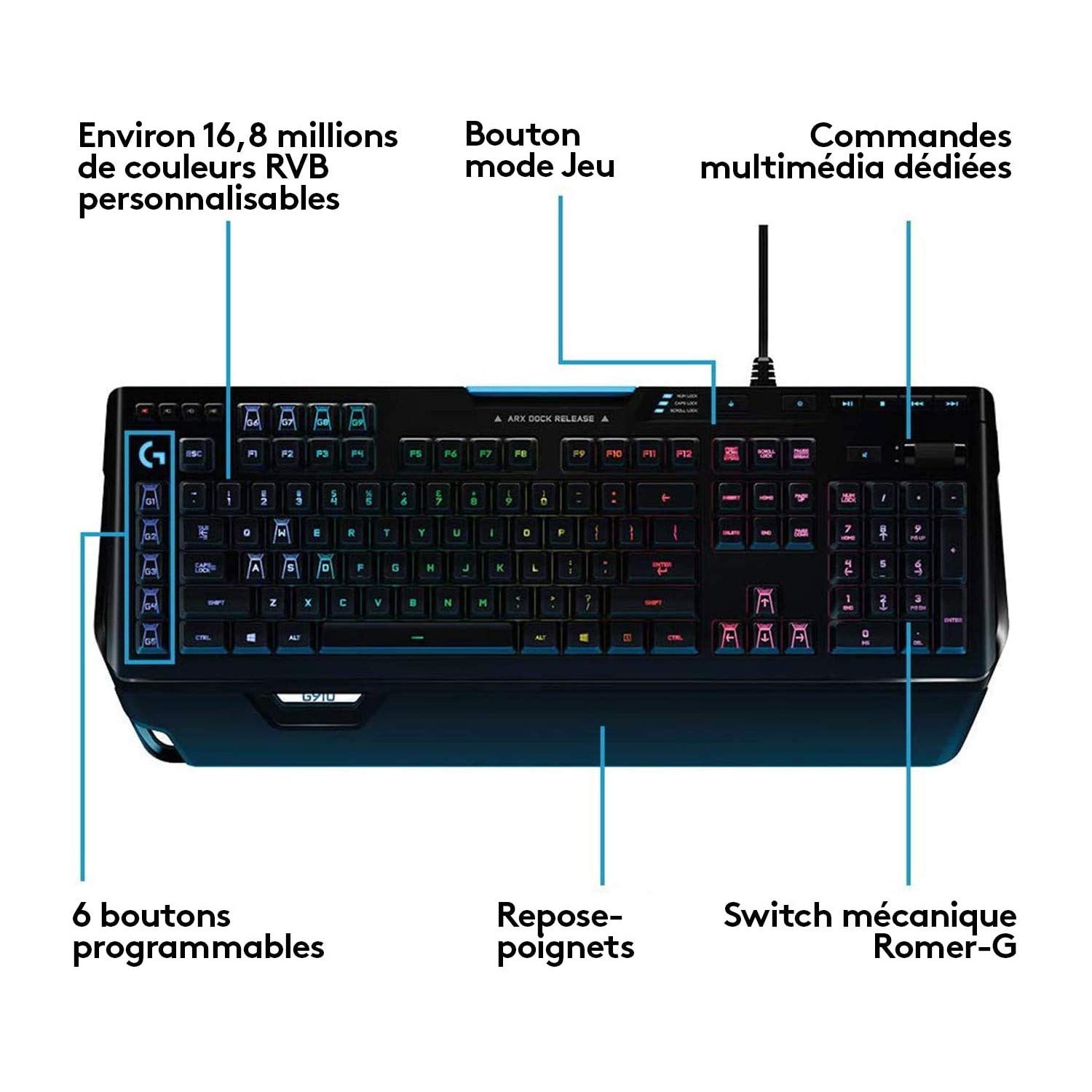 Mua Logitech G910 Orion Spectrum mechanische Gaming-Tastatur, Taktile ...