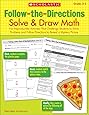 Amazon.com: Follow-the-Directions: Solve & Draw Math (6-8): Fun ...