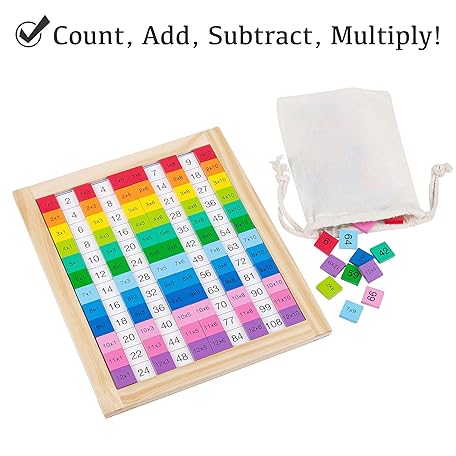 Mua Montessori Hundred Board 1-120 / Montessori Multiplication Board ...