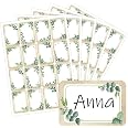 Amazon.com: Qyeahkj 120Pcs Eucalyptus Name Tags Sticker Classroom ...