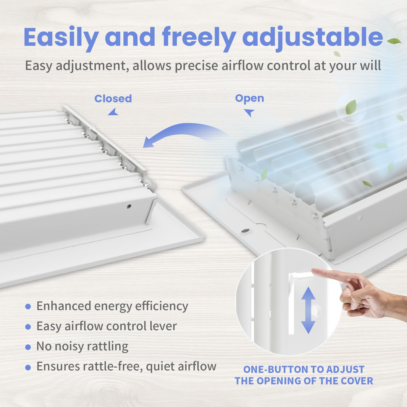 8 X 4 Inch [Duct Opening] Air Vent Covers For Wall Or Ceiling - High ...