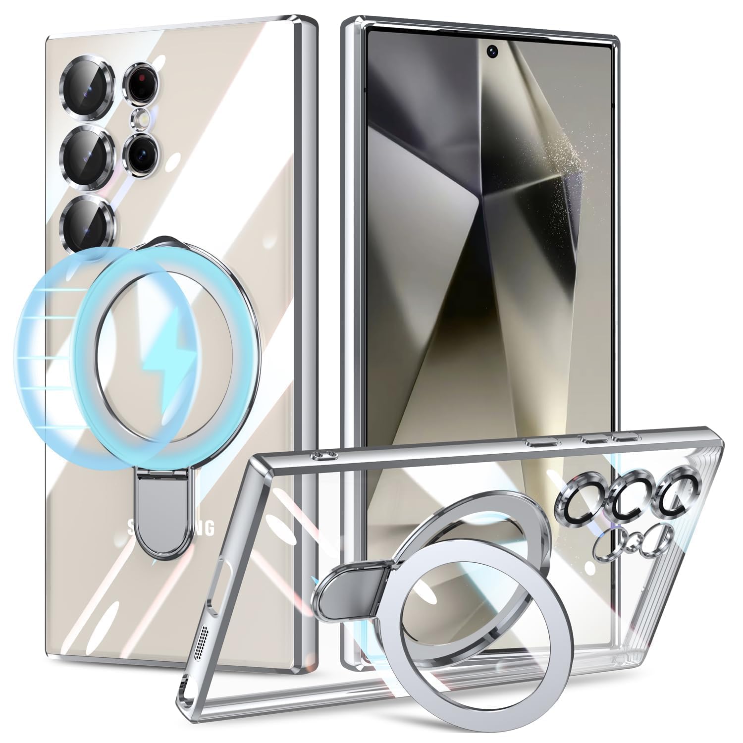 Mua Galaxy S24 Ultra Case [MagSafe Compatible, Multi-functional Hidden ...