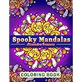Amazon.com: Spooky Mandalas Coloring Book: Halloween Themed Pattern ...