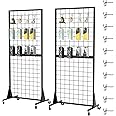 Amazon.com: DEYEGELEA 2-Pack 2'x5.5' Ft Gridwall Panel Display Stands 2 ...