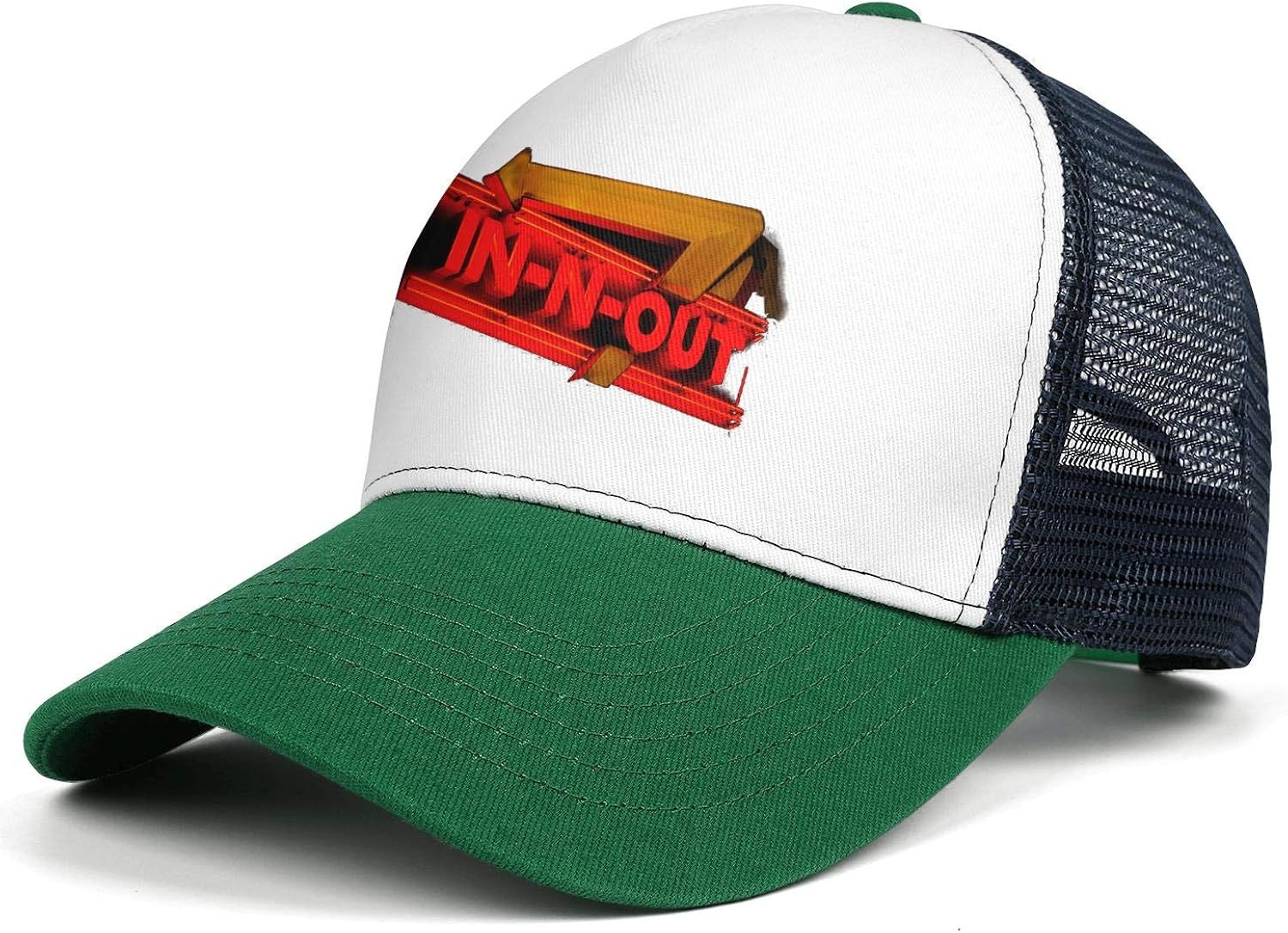 Amazon.com: Fashion Trucker Hats in-N-Out-Burger-Sign-Green Men Picture ...