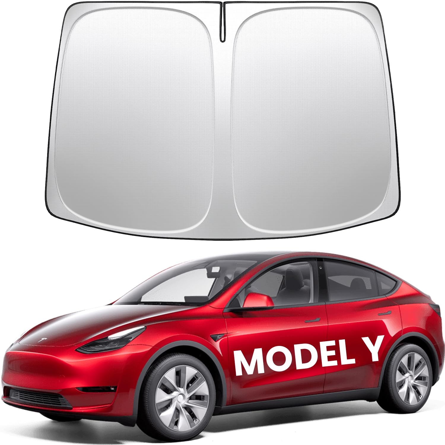 REEVAA 2025 Upgrade Tesla Model Y (2019-2026 Juniper) Windshield Sun ...