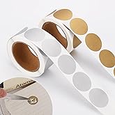 Amazon.com : 300 Pcs Silver Scratch Off Stickers Round Scratch Off ...