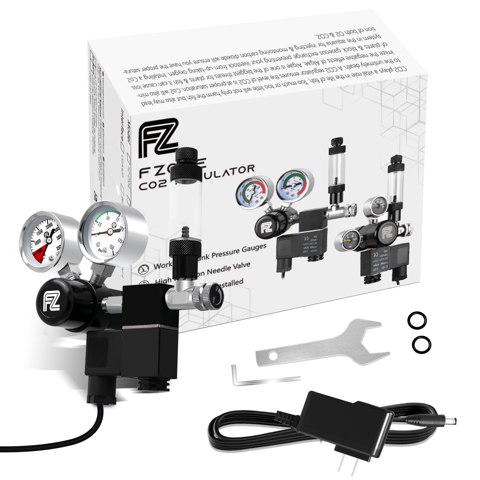 Mua FZONE Aquarium Co2 Regulator DC Solenoid with Bubble Counter and ...