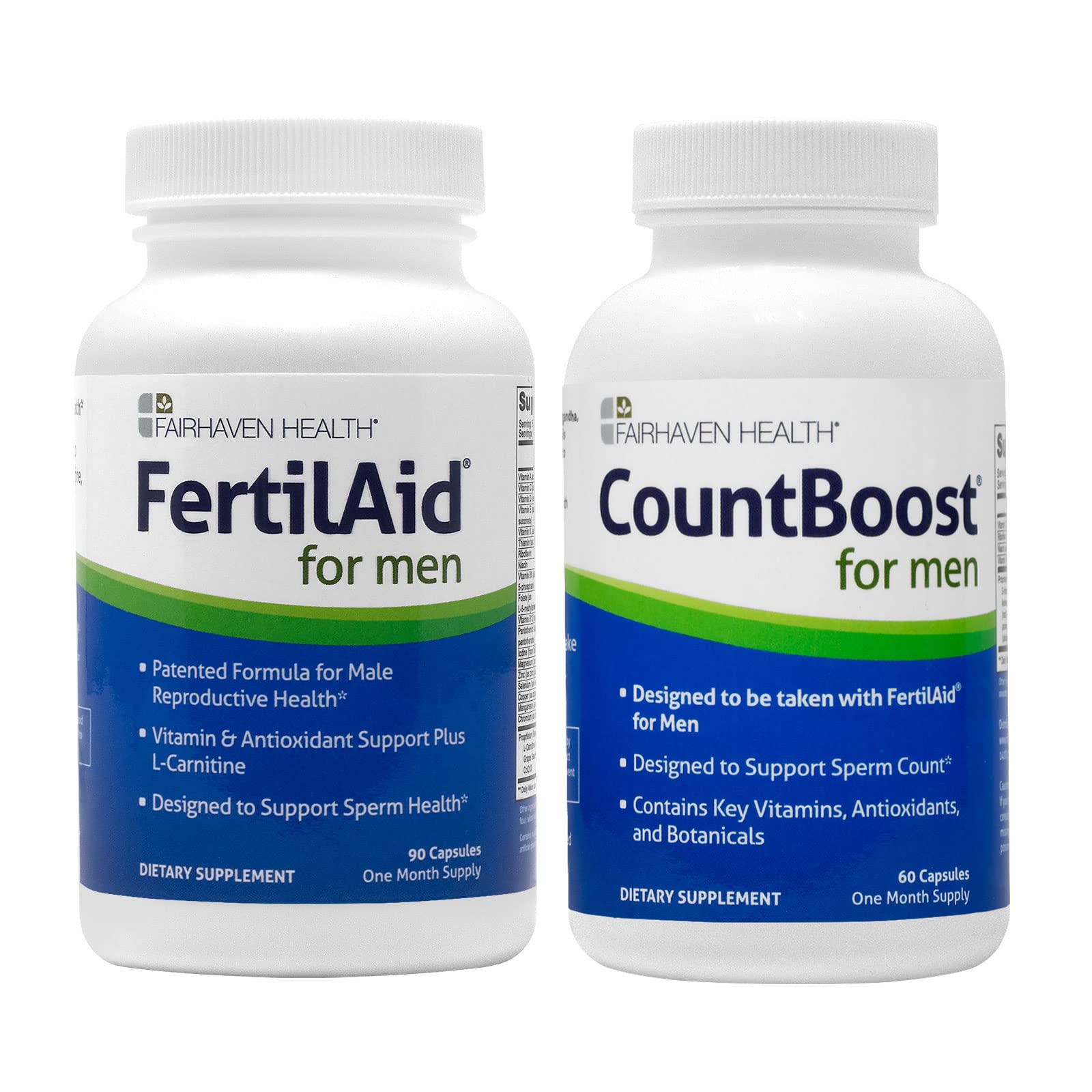 Mua Fairhaven Health FertilAid for Men and Countboost Combo | Prenatal ...