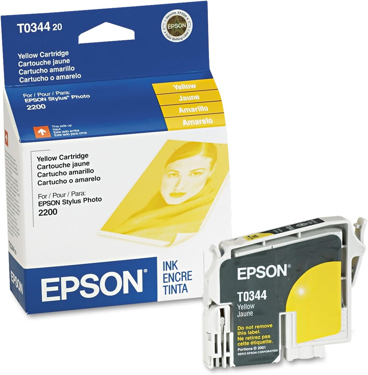 Amazon.com: Epson Yellow Ink Cartridge for 2200 Ink Jet Printer: Office ...
