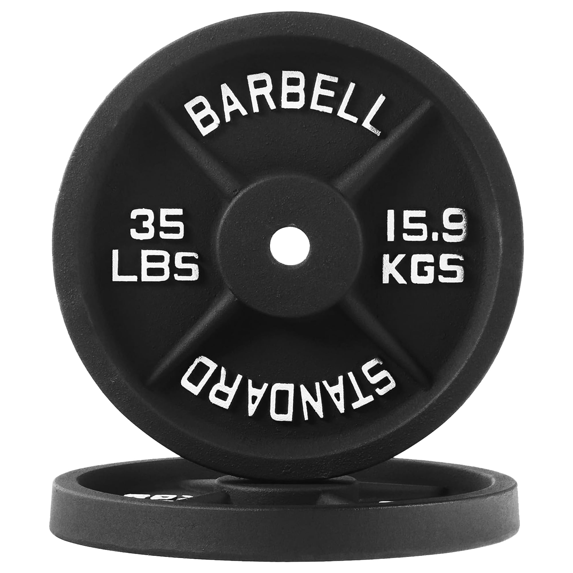 Fitvids Cast Iron 1-Inch Standard Weight Plate for Strength Training ...