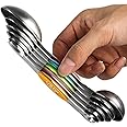Amazon.com: Magnetic Measuring Spoons Set Stainless Steel Stackable ...