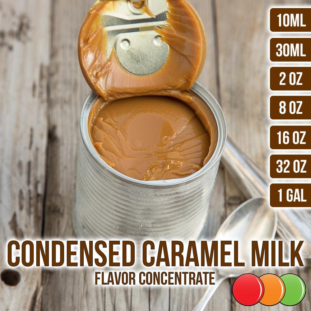 Amazon.com : OOOFlavors Condensed Caramel Milk Flavored Liquid ...