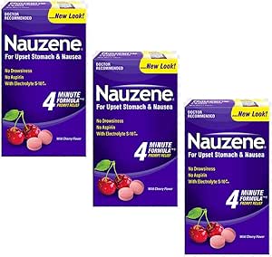 Amazon.com: Nauzene For Nausea Relief Chewable Tablets, 40 Count (Pack ...