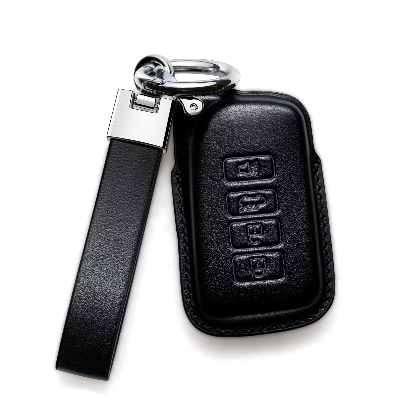 Smyfob for Lexus Key fob Cover Leather Lanyard Keychain Protector ...