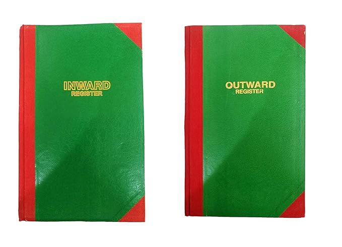 Inward Outward Register - 70 GSM Ledger Paper (Inward/Outward Combo ...