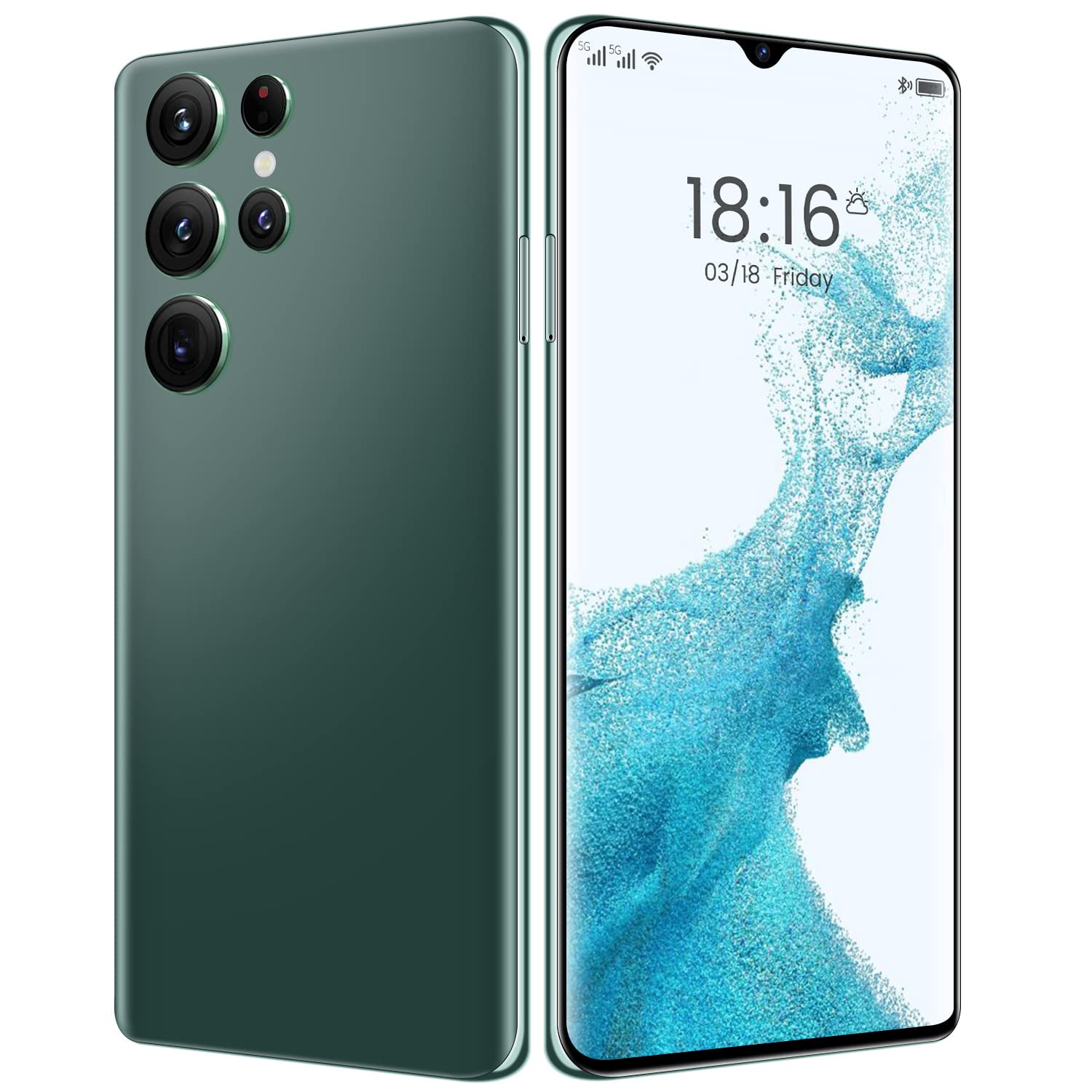 QIMHAI Smartphone Unlocked Cell Phones S22 Ultra 6.7in HD Screen The ...