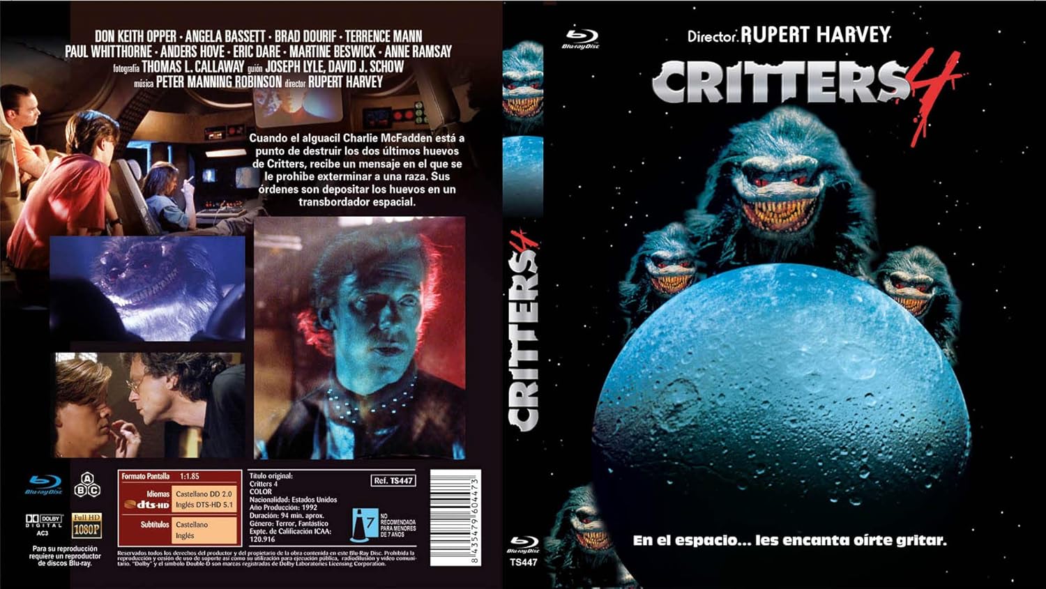 Critters 4 BD 1992 [Blu-ray]: Amazon.es: Don Keith Opper, Angela ...