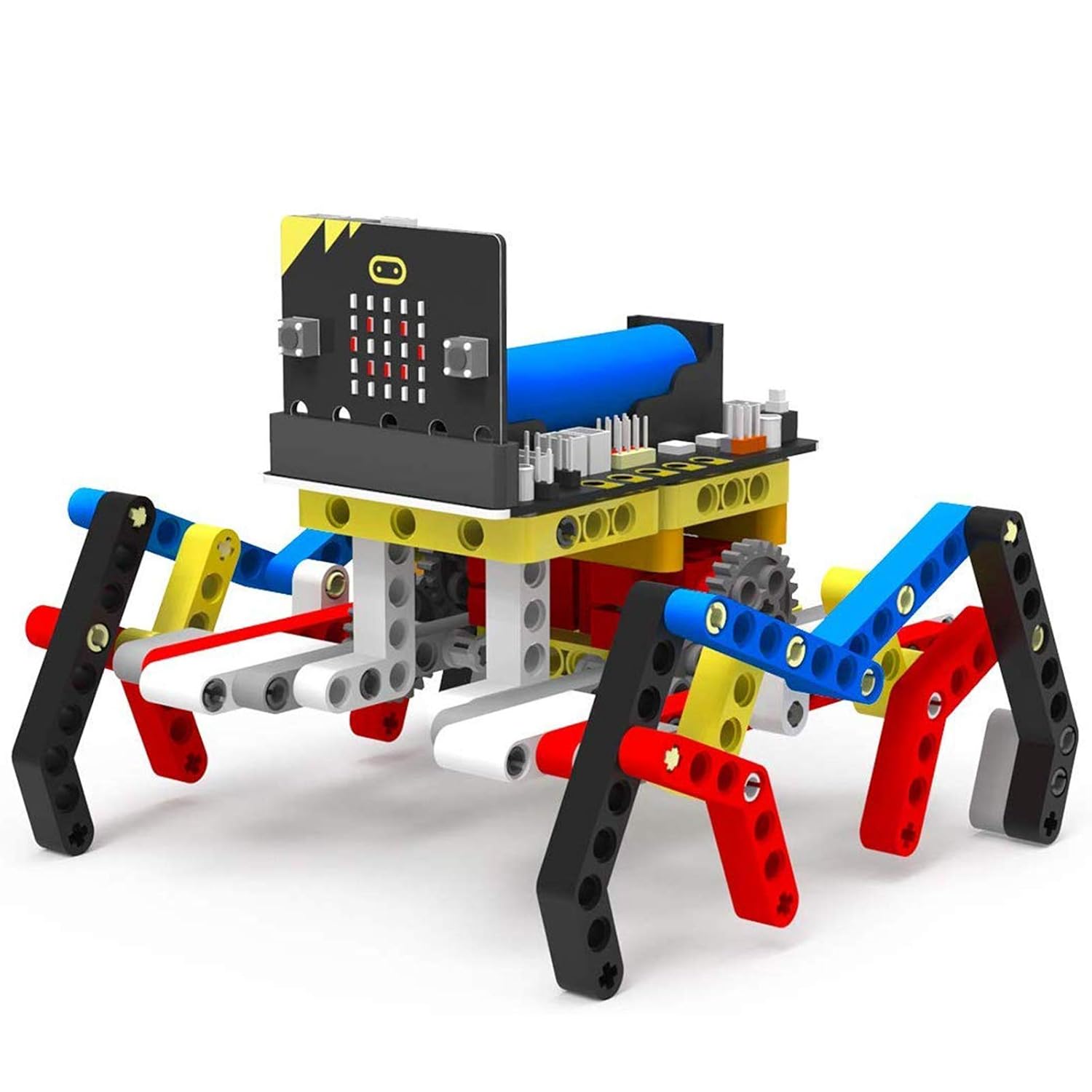RUIZHI Yahboom Micro:bit Robot Building Set, Spider Building Blocks 142 Pieces Set on Microbit ...