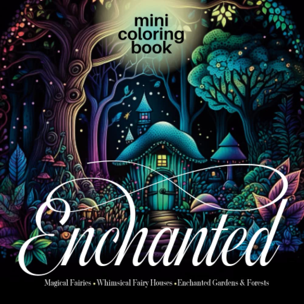 Mua MINI Coloring Book ~ Enchanted ~ Magical Fairies Whimsical Fairy ...