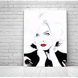 Debee Ashby 1985 Model, wearing lingerie - Art Print - Medium - 28x35cm ...