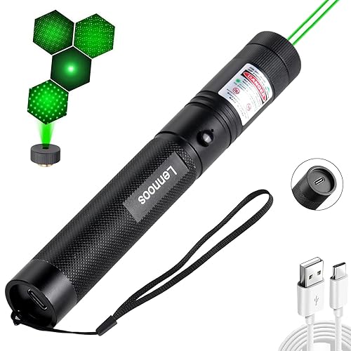 USB-C Rechargeable Green Laser Pointer - Advanced Long-Range Laser ...