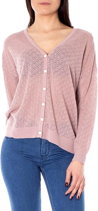 ONLY Cardigan Women X-Small Pink: Amazon.co.uk: Clothing
