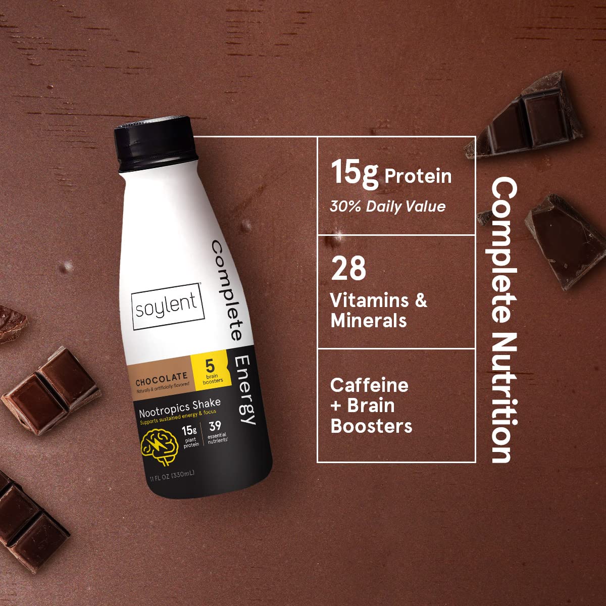 Mua Complete Energy Gluten-Free Vegan Protein Nootropics Shake ...