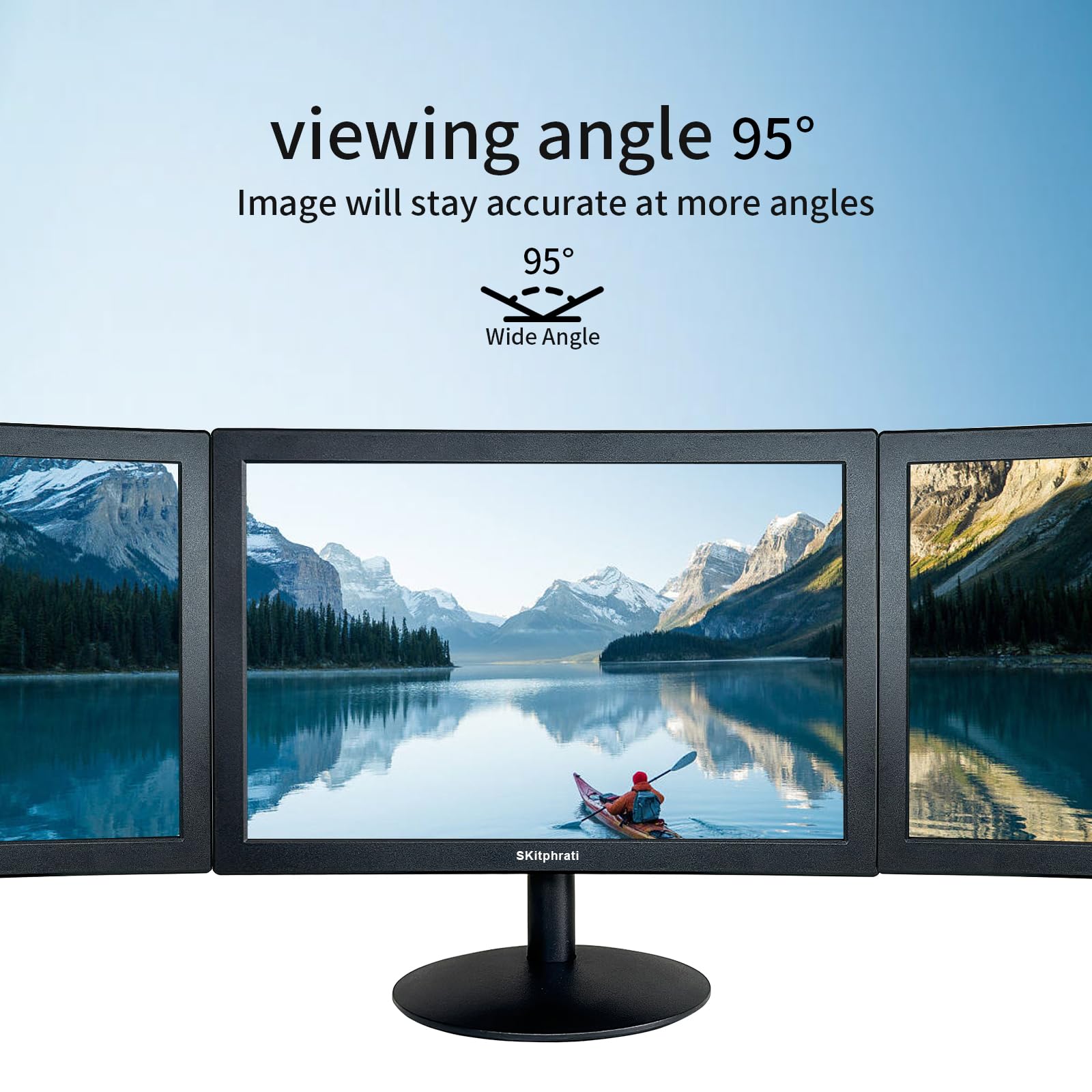 Mua SKitphrati 15.6 Inch Small PC Monitor, 1366x768 Screen Desktop ...