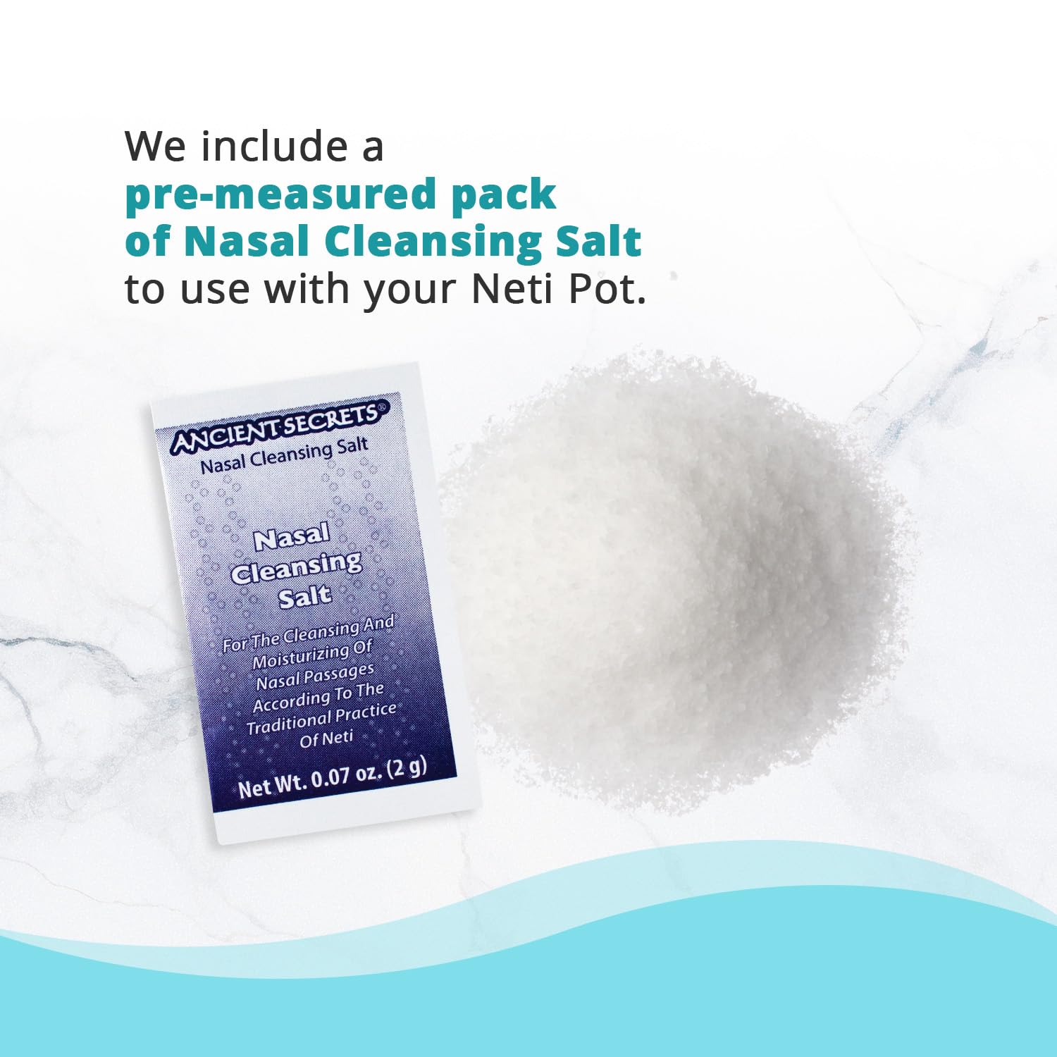 Mua Ancient Secrets Neti Pot Salt – 41 Pre-Measured Packets of Nasal ...
