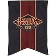 Amazon.com : Harley-Davidson Weather-Resistant 120th Anniversary Garden ...