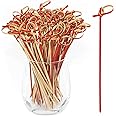 Amazon.com | BLUE TOP Bamboo Cocktail Picks 200 PCS Red Bamboo Skewers ...