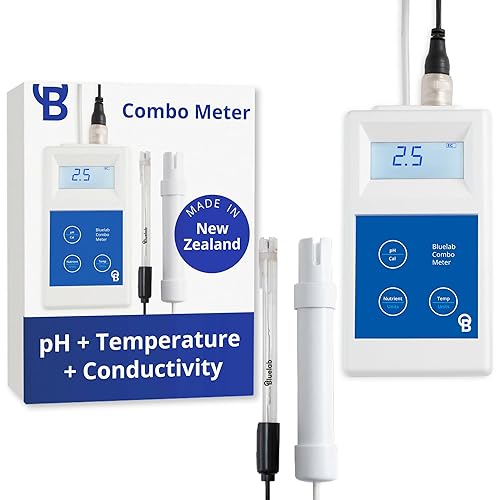 Bluelab Combo Meter for pH, Temperature & Conductivity in Water - Easy ...