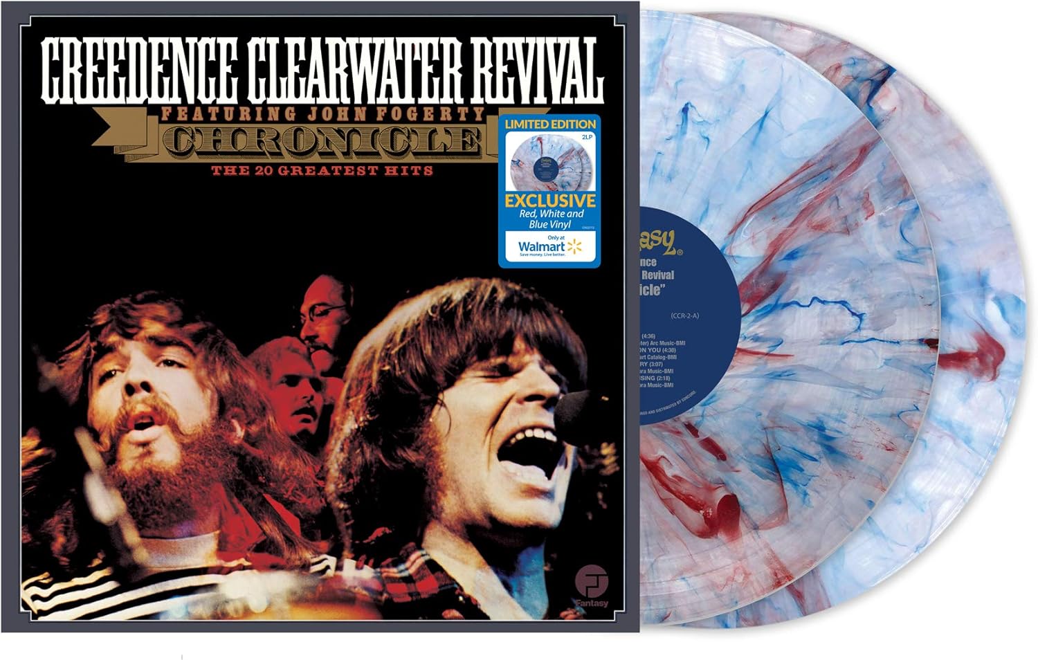 CCR - Chronicle (Exclusive Red White and Blue Vinyl): Amazon.com.mx: Música