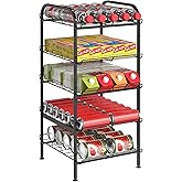 Amazon.com: Water Bottle Holder Organizer 5 Tier Water Bottle Storage ...