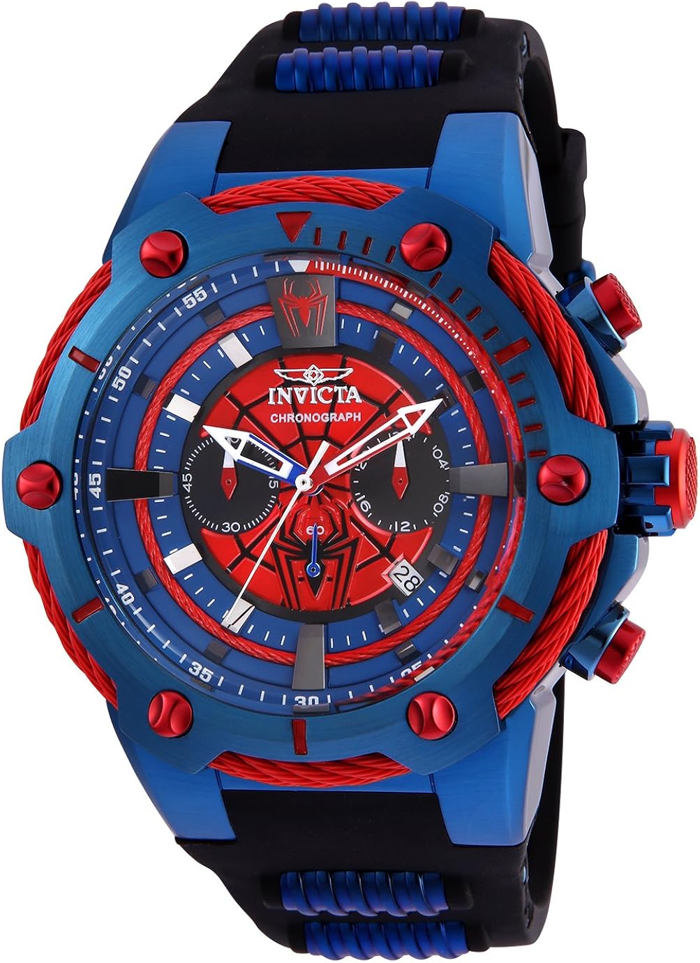 Invicta 25688 Marvel - Spiderman Montre Homme acier inoxydable Quartz ...
