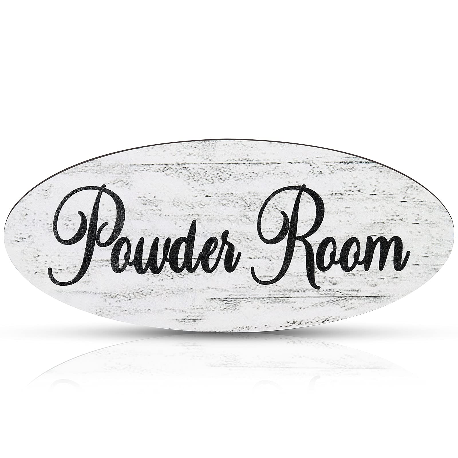 Queekay Powder Room Sign Wooden Powder Room Decor Hanging Sign Indoor ...
