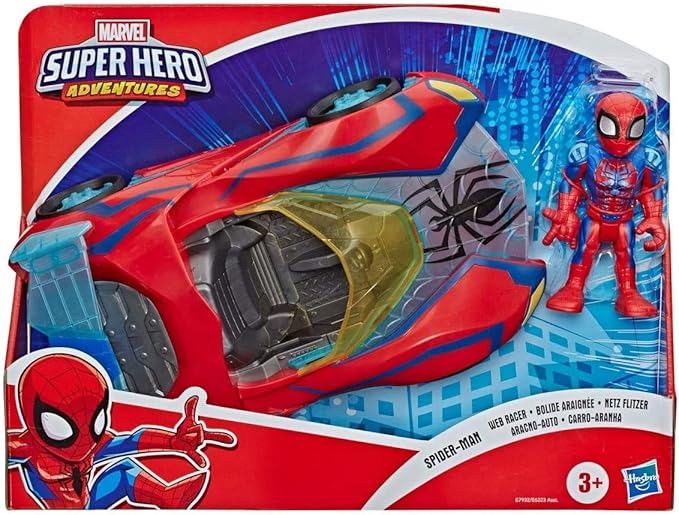 Super Hero Adventures Playskool Heroes Marvel Spider-Man Web Racer, 5 ...