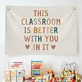 Amazon.com: QROZIAR Boho Classroom Wall Decor, This Classroom Is Better ...