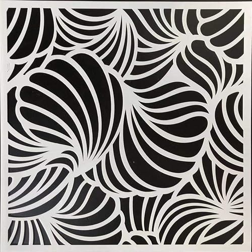 12 x 12 Inch Large Size Reusable Stencil Laser Cut Painting Template ...