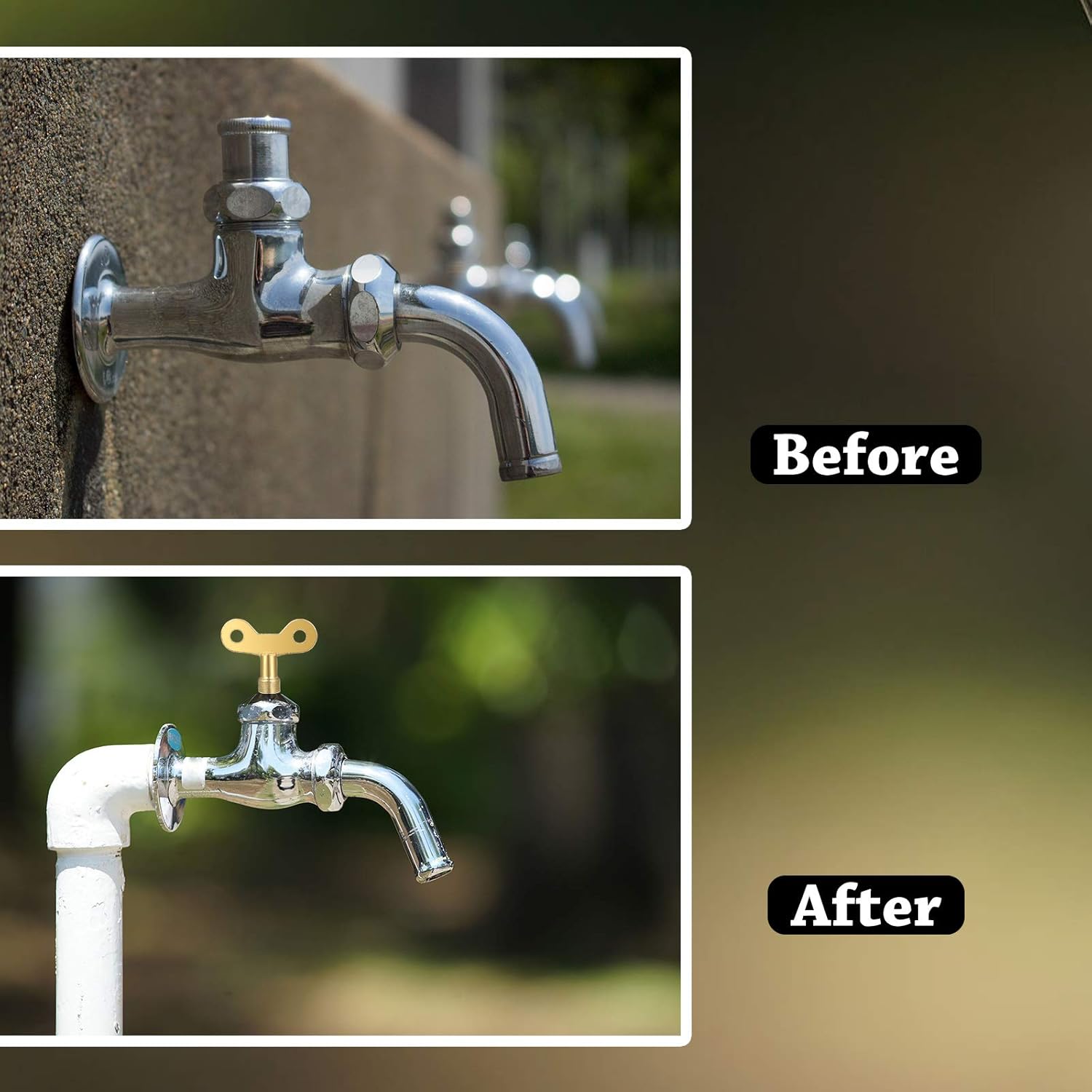 Brass Radiator Keys Removable Radiator Key Valve Radiator Bleed Keys ...