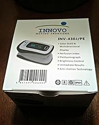 Amazon.com: Innovo Deluxe Fingertip Pulse Oximeter with Plethysmograph ...