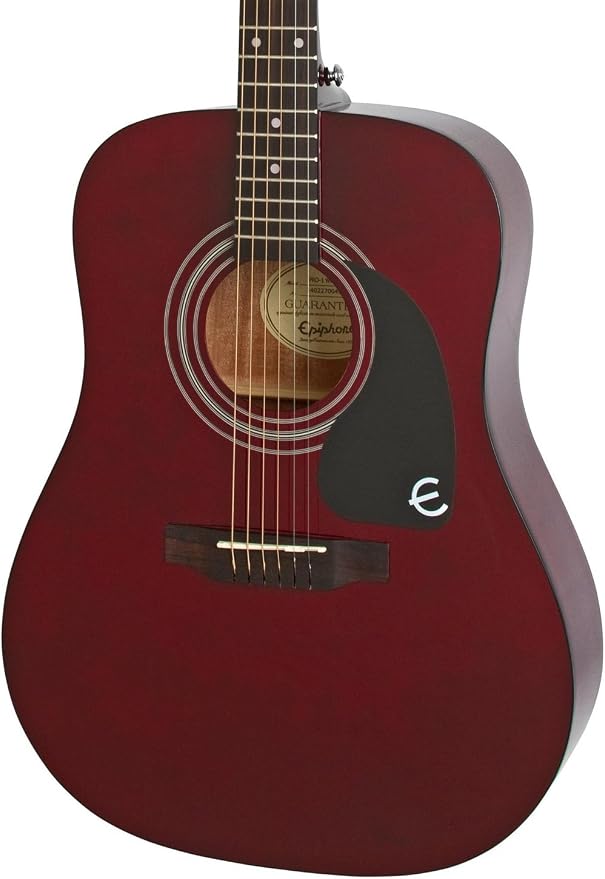 Amazon.com: Epiphone EAPRWRCH1-15 Acoustic Guitar, Wine Red: Musical ...