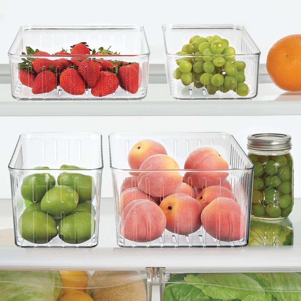 Contenitori e barattoli mDesign Set da 2 contenitori Alimenti Senza ...