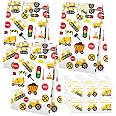 Amazon.com: Construction Party Favors Candy Bags with Stickers ...