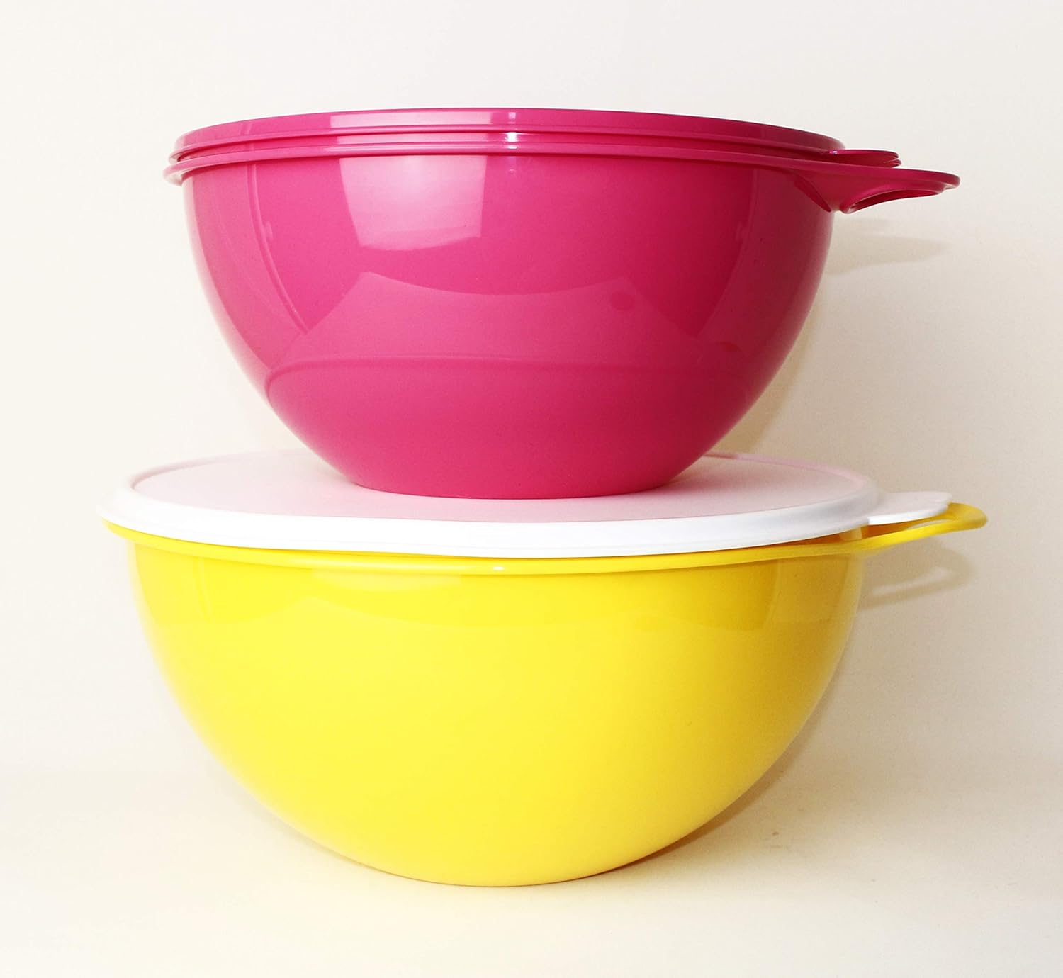 TW TUPPERWARE Maximilian Schüssel 7,5L Gelb + 4,5L Erdbeer + Goldene ...