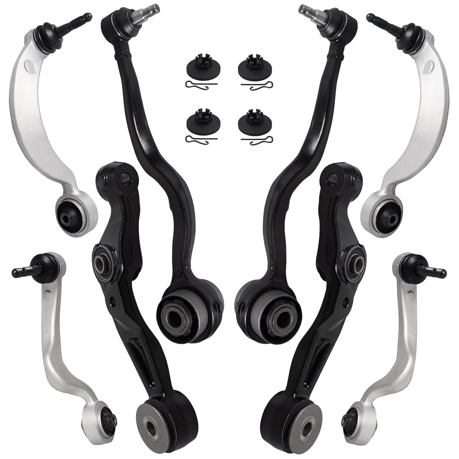 TUCAREST 8Pcs Suspension Kit (For AWD) Front Lower Control Arm and Ball Joint Assembly Fit For ...