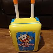deAO SC-KB Kitchen Little Chef Set in Convertible Suitcase Portable ...